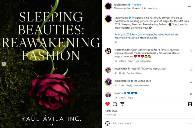 Met Gala 2024: ¿quién es Raúl Ávila, el decorador latino que participa ...