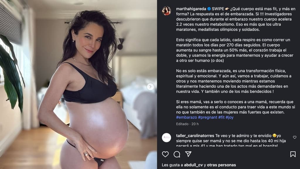 ¿Martha Higareda enfrenta un embarazo de alto riesgo? La actriz revela las complicaciones que ha ...