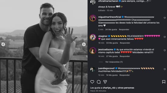 María Chacón anuncia que llegará al altar con su novio y presume las ...