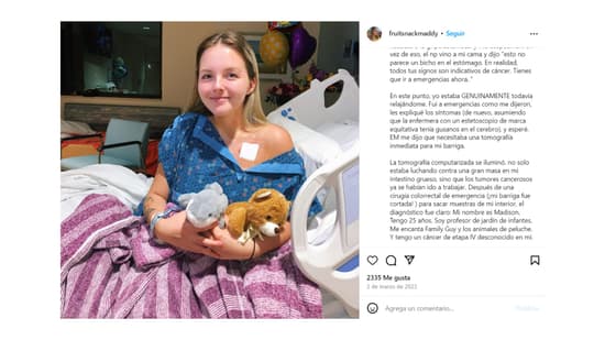 Muere Maddy Baloy a los 26 años: tenía cáncer en etapa 4 | Shows ...