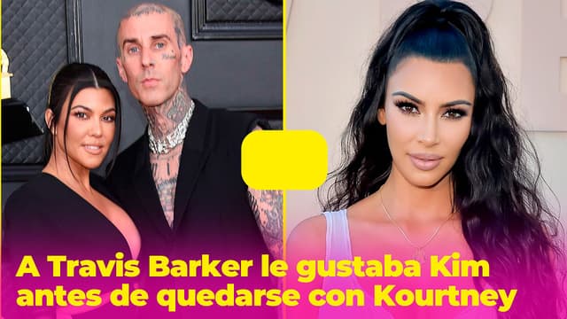 A Travis Barker le gustaba Kim Kardashian antes de quedarse con ...