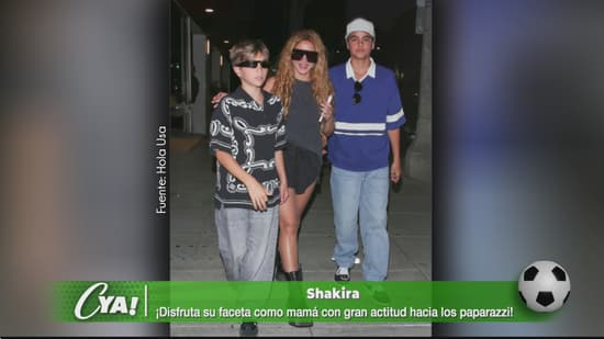 Shakira reaparece junto a sus hijos tras cita con actor mexicano ...