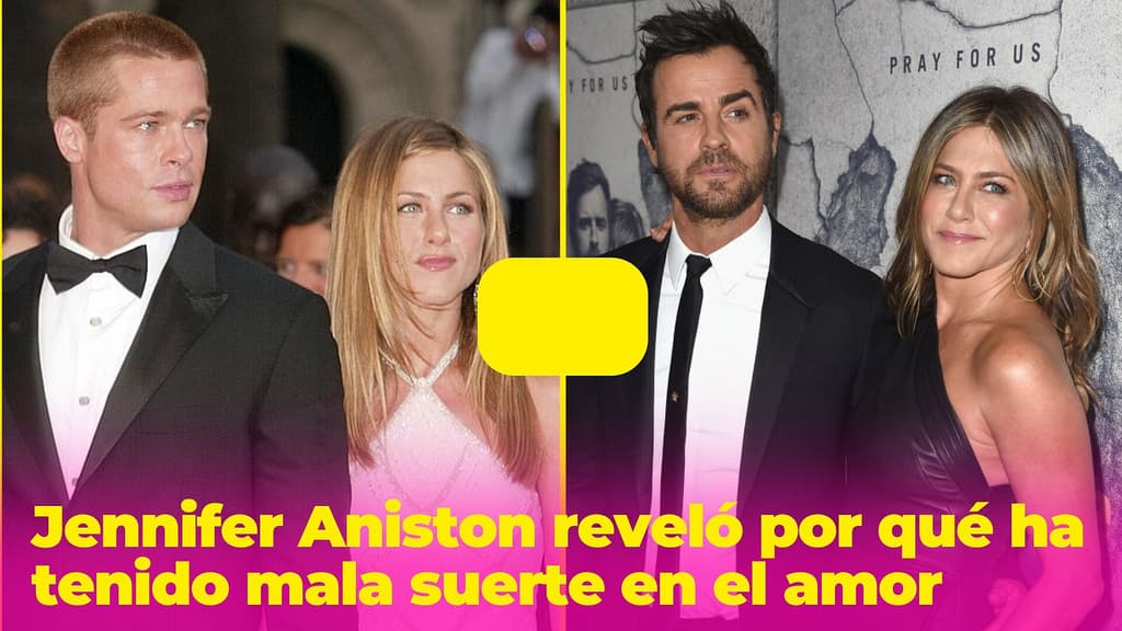 Jennifer Aniston reveló por qué ha tenido mala suerte en el amor: un ...