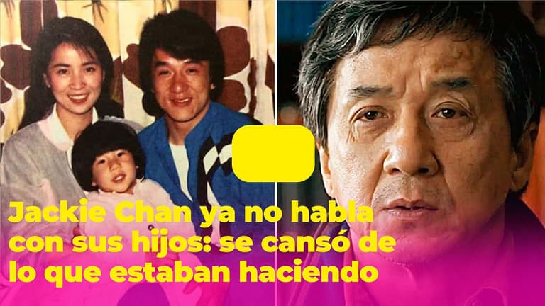 Jackie Chan dejó de hablarle a sus hijos: no soportó lo que estaban ...