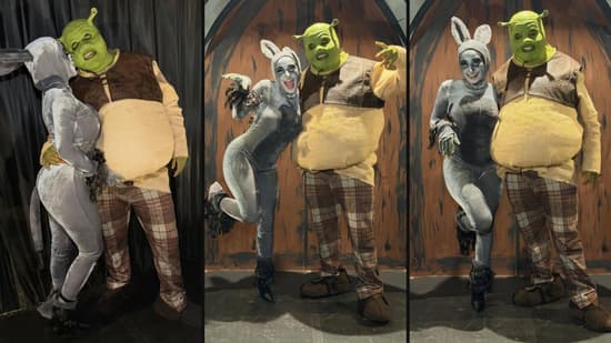 Eduin Caz y su esposa se disfrazan de Shrek y Burro para Halloween y ...