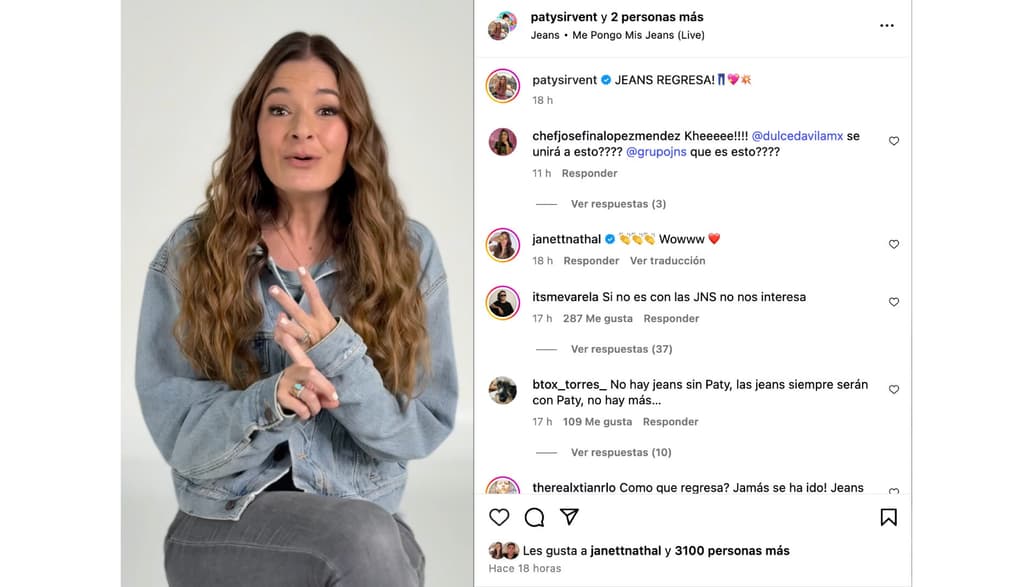Jeans regresa a los escenarios a 30 años de su formación; Paty Sirvent ...