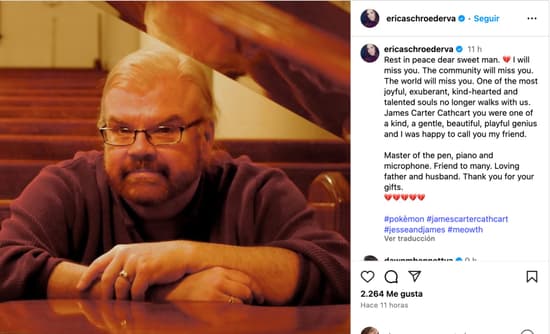 Muere James Carter Cathcart, icónica voz del anime de 'Pokémon'; tras ...