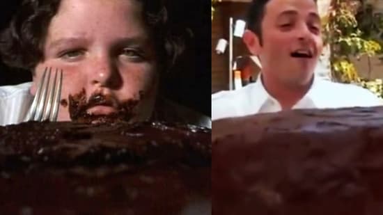 Elenco de Matilda recrea icónica escena de Bruce comiendo pastel (video ...