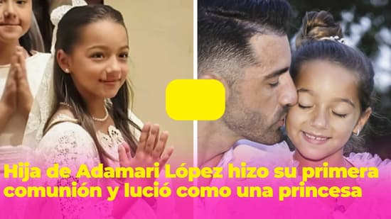 Alaïa festejó su primera comunión y sus padres estuvieron nuevamente ...