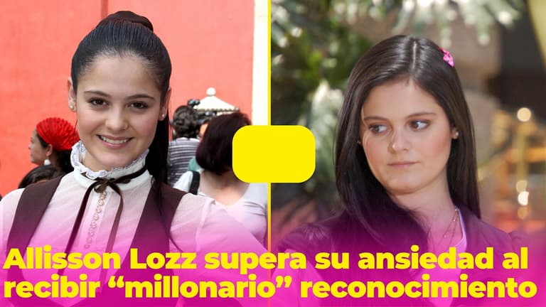 Allisson Lozz logró controlar su ansiedad durante la celebración de su ...