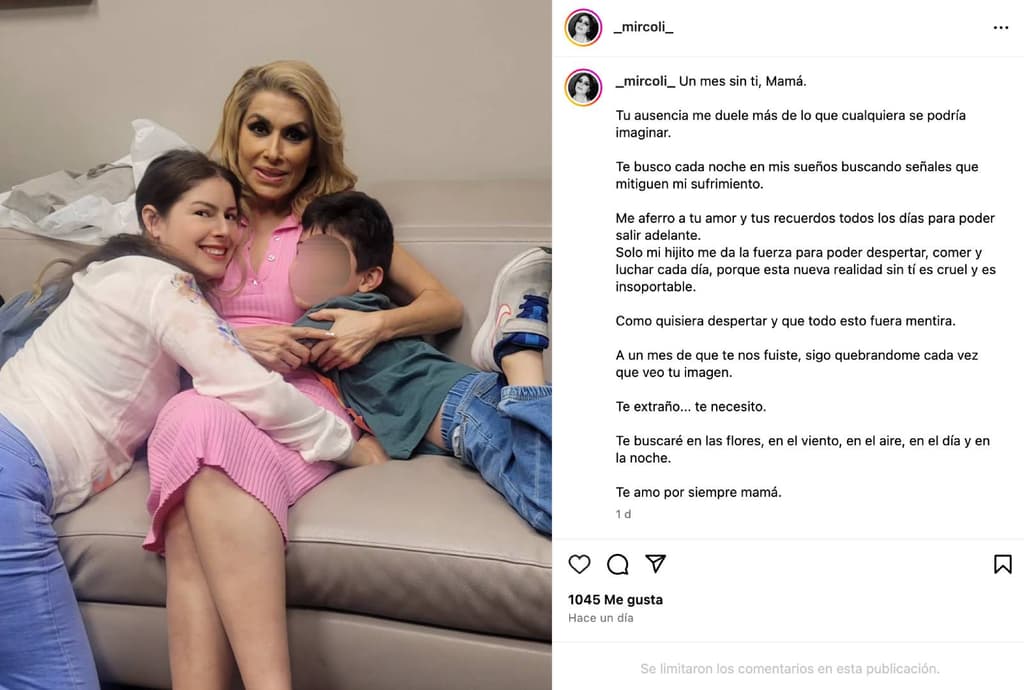 Romina Mircoli comparte desgarrador mensaje a un mes de la partida de ...