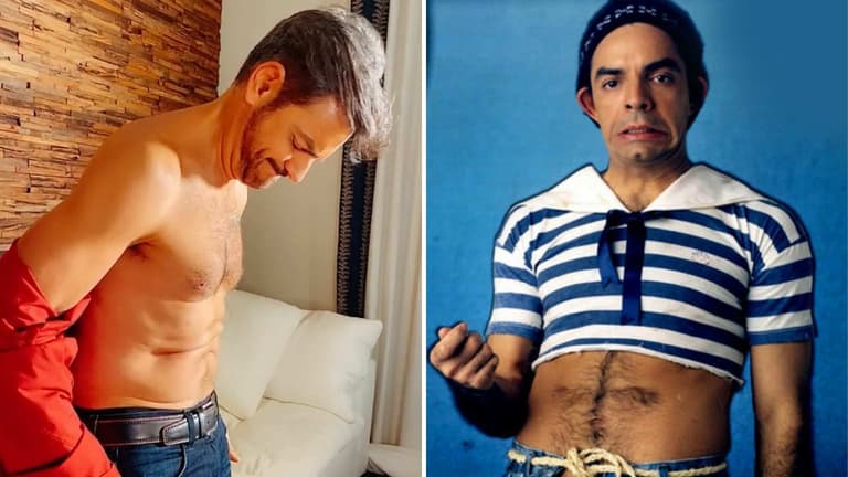 A sus 59 años, Eugenio Derbez demuestra que todavía sabe mover la panza ...
