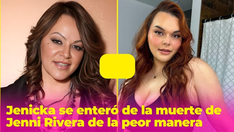 Jenicka se enteró de la muerte de Jenni Rivera de la peor forma: ahora ...
