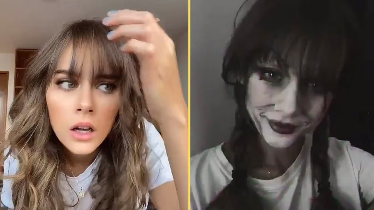 Azul Guaita se transforma en "Anabelle" y aterroriza a sus seguidores ...