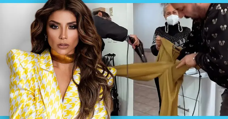 Ferka tuvo complicaciones con su vestuario momentos antes de entrar al ...