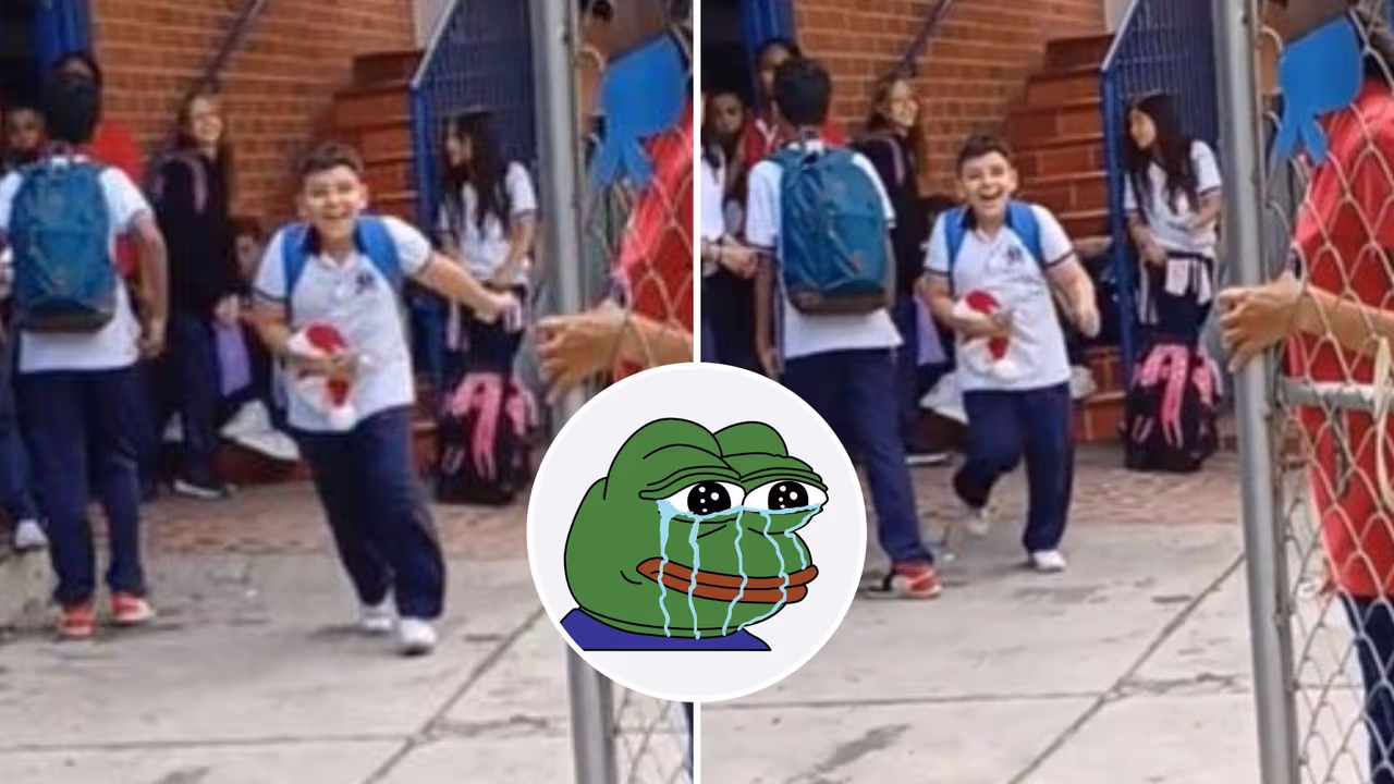 Mamá trabajadora pudo ir por primera vez por su hijo a la escuela y su ...