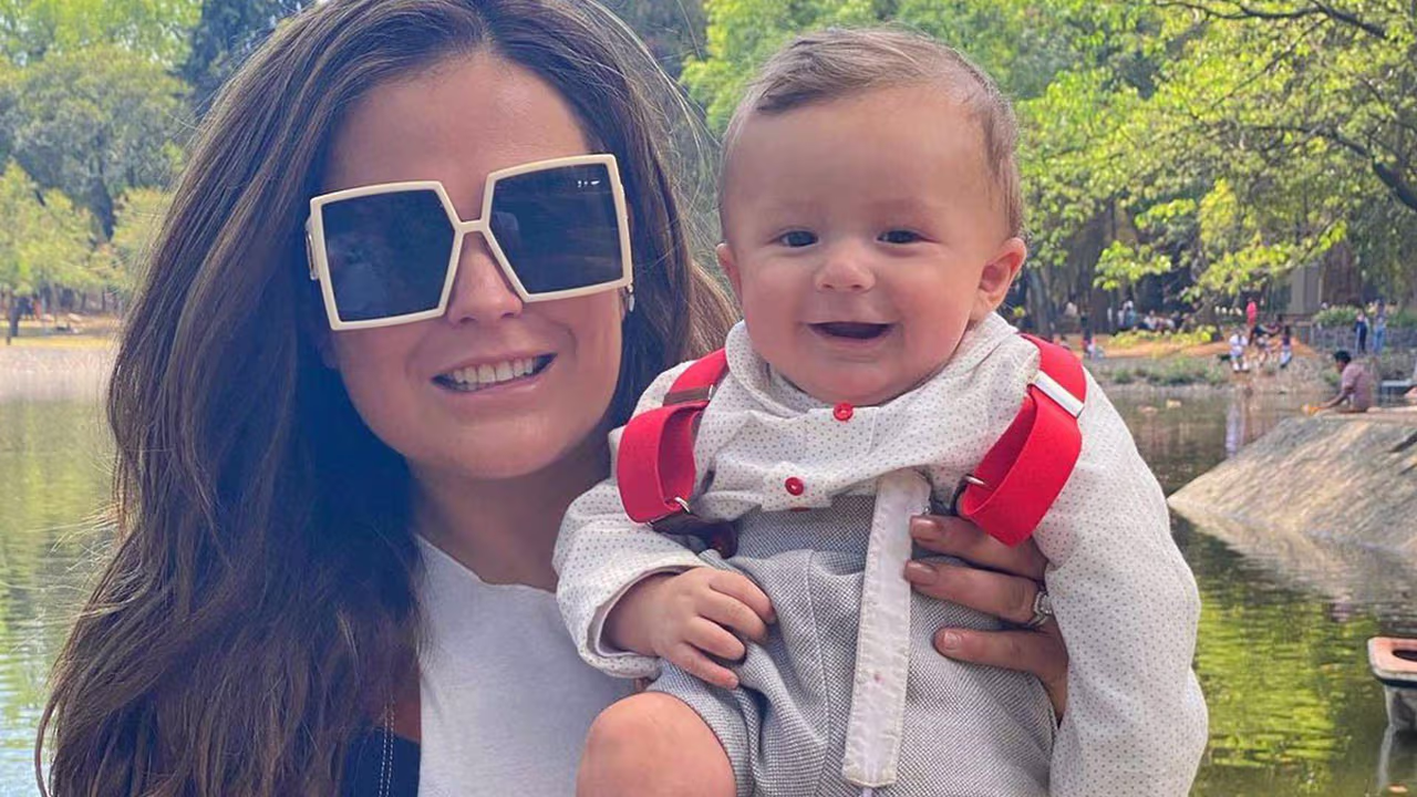 Mariana Echeverría presume el más dulce encuentro con su bebé Lucca ...