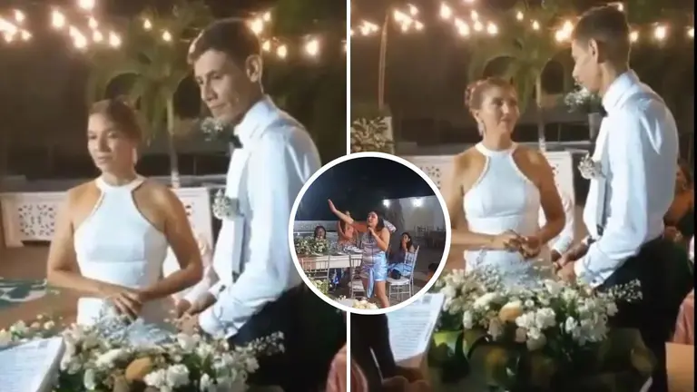 Novia se negó a casarse en plena boda y los invitados pagan para que la fiesta no se acabe ...
