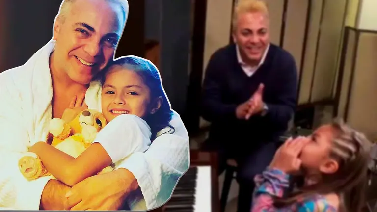 VIDEO: Cristian Castro queda impresionado con el talento musical de su hija Rafaela | Shows ...