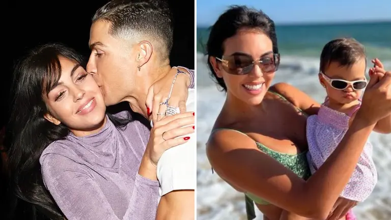 A la bebé de Georgina y Ronaldo le da un ataque de risa con su hermanito: los fans quedaron ...