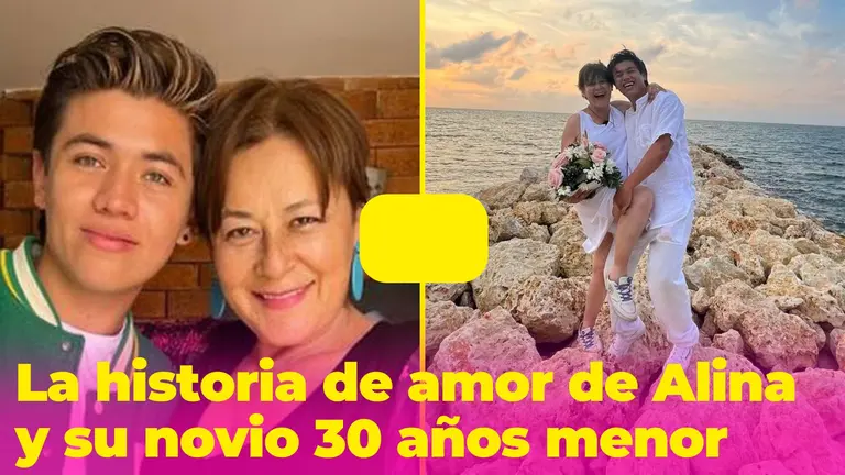Alina Lozano por fin tuvo su 'boda' con su novio 30 años menor: así nació su historia de amor ...