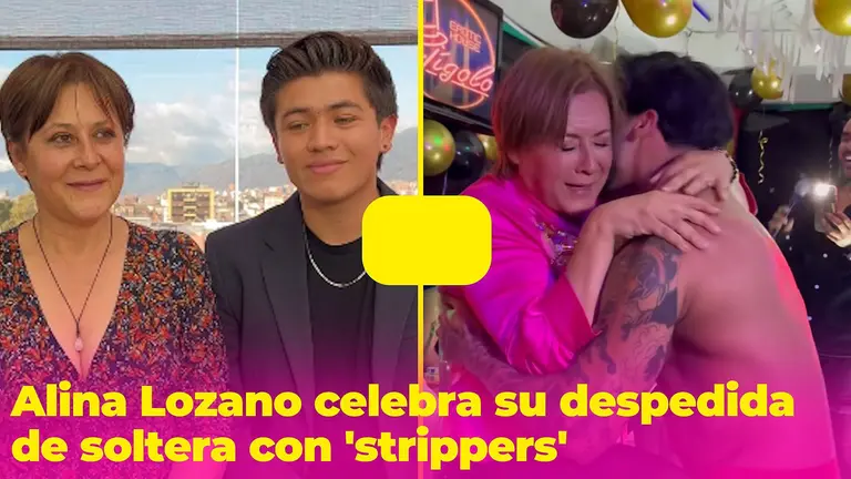 Alina Lozano reta a su novio 30 años menor que ella a no casarse: así fueron sus despedidas de ...