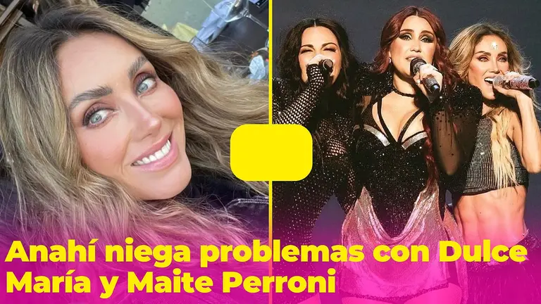 Anahí explota contra quienes la comparan con Dulce María y Maite Perroni en el tour de RBD ...