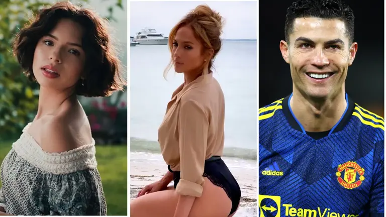 ¿Ángela Aguilar aseguró su cabello y JLo sus pompis? Famosos con partes ...