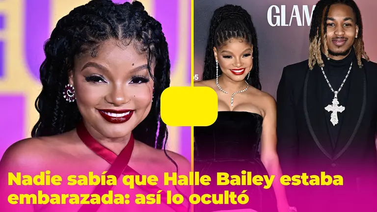 Así ocultó Halle Bailey su embarazo: ni los grandes fans de 'La ...
