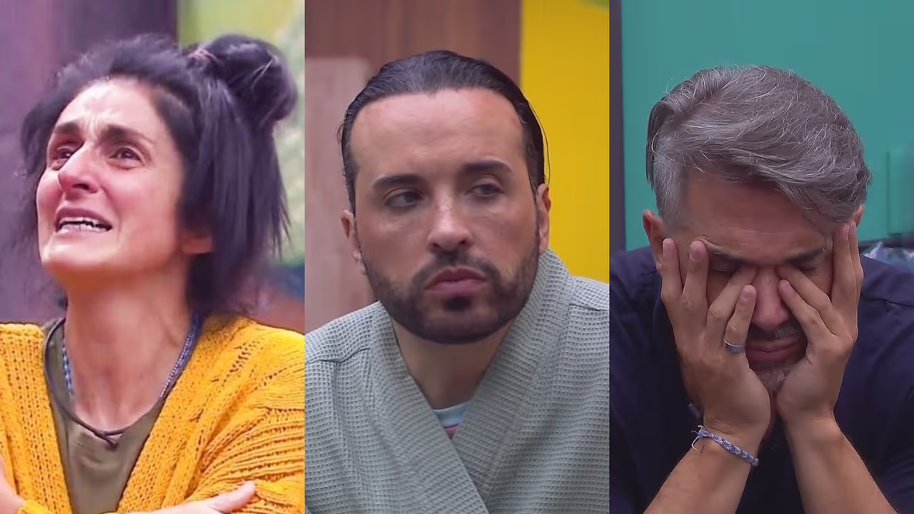 Bárbara llorando se escuda en sus hijos, Apio intenta consolarla y lo ...