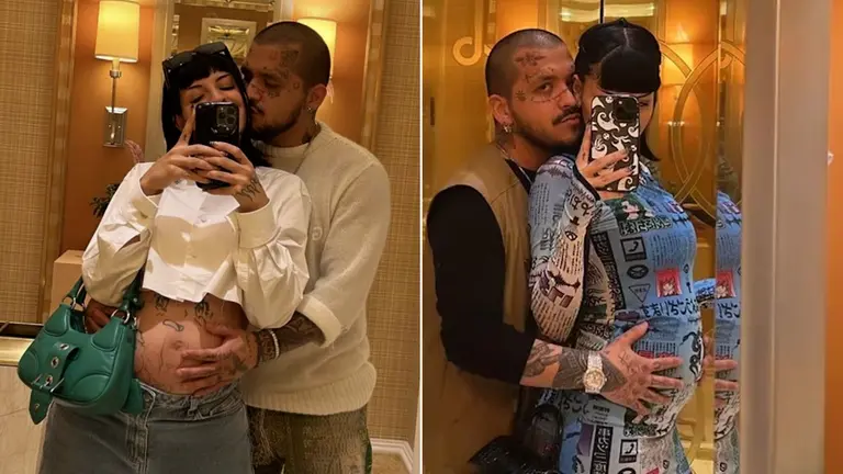 Cazzu causa revuelo con sugestivo baile encima de Nodal mientras ...