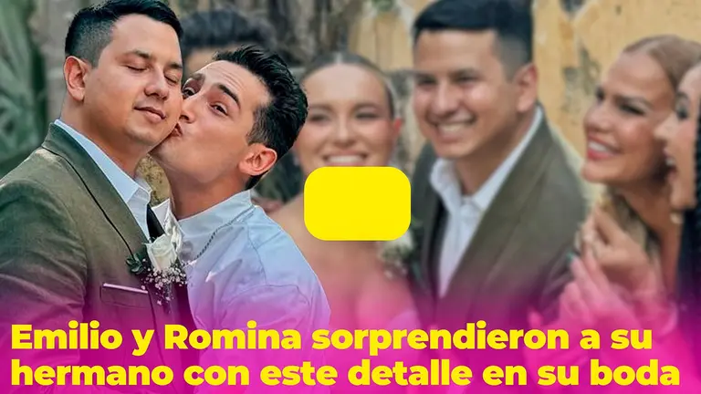 Emilio Osorio y Romina Marcos le dieron un regalo muy original a su ...