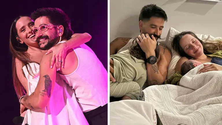 Evaluna y Camilo narran cómo fue la llegada de su hija Amaranto: Recrearon la noche que nació la ...