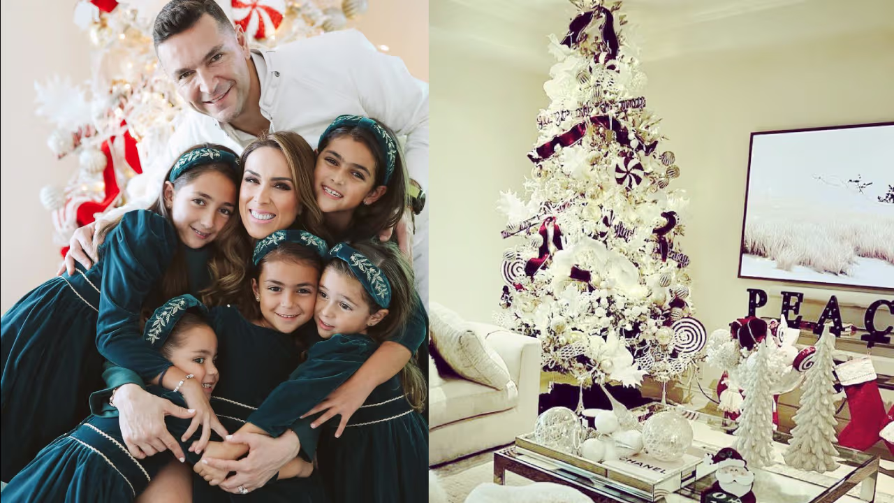 Jacky Bracamontes "madruga" y presume espectacular árbol de Navidad ...