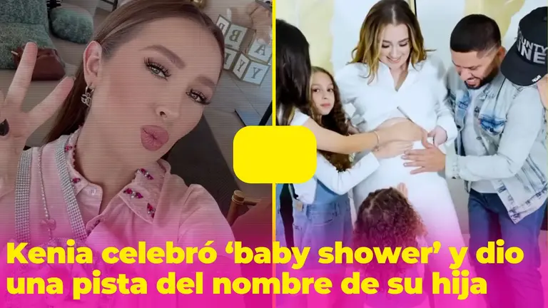Kenia Ontiveros celebró el 'baby shower' de su cuarta hija y dio una ...