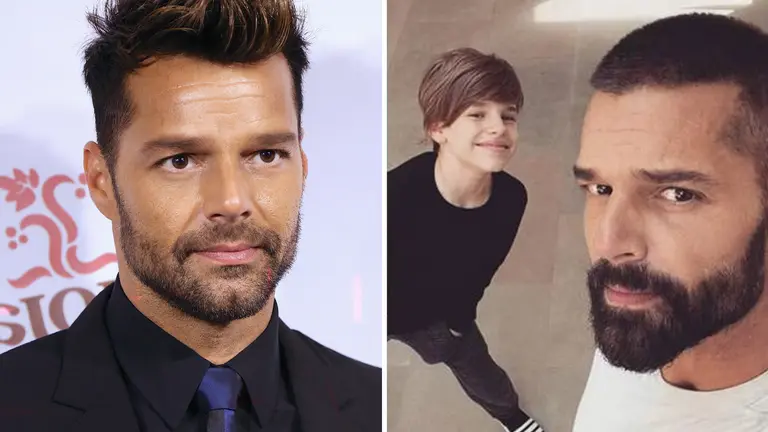 Matteo, uno de los mellizos de Ricky Martin, ya es todo un galán: así ...