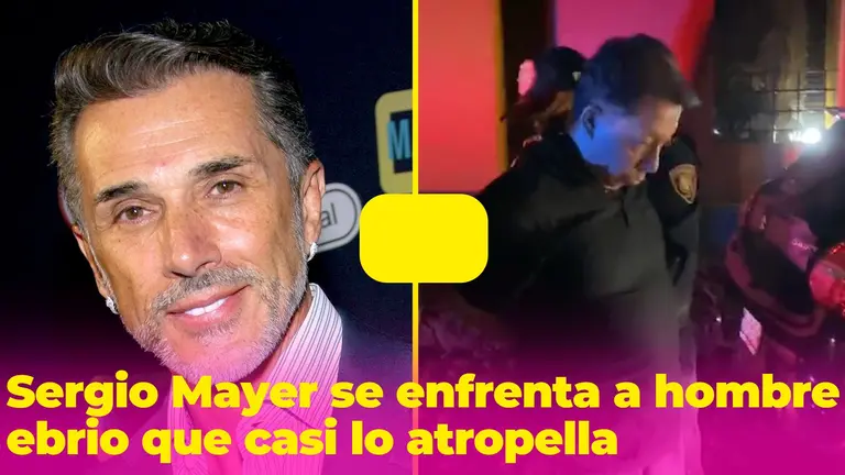 "Me aventó el coche": Sergio Mayer se enfrenta a conductor ebrio que casi lo atropella | Shows ...