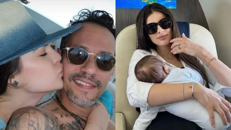 Nadia Ferreira celebra el cumpleaños 55 de Marc Anthony con nueva foto de su hijo | Shows ...