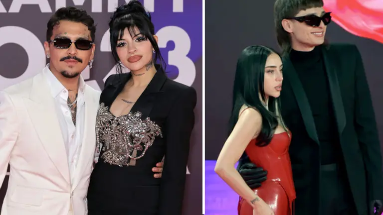 Parejas que derrocharon romance y glamour en la alfombra roja de los Latin GRAMMY 2023 | Shows ...