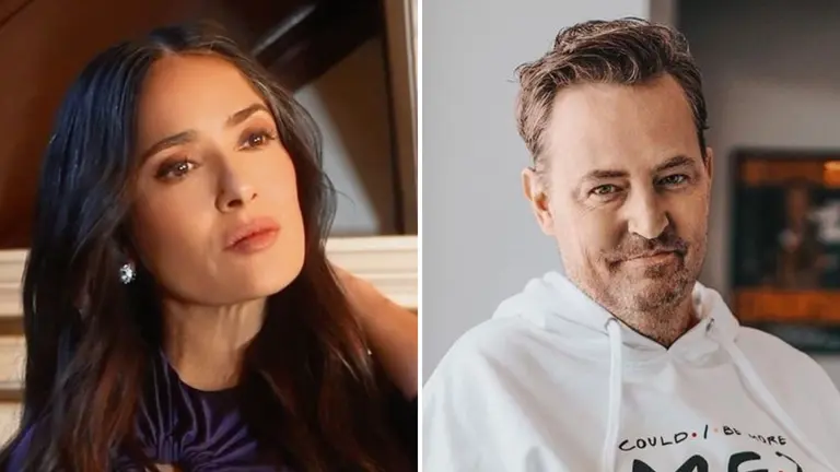 Salma Hayek revela su “tristeza” por la muerte de Matthew Perry: “Te ...