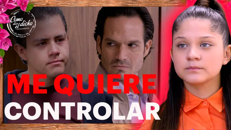 Paula es tan bonita que llama la atención del vecino y su padrastro le arma una escena de celos ...