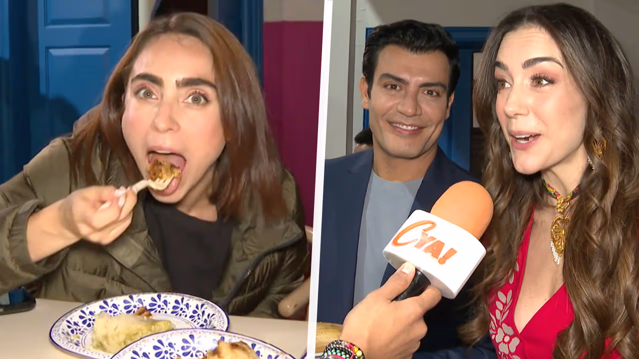 Andrés Palacios llevó tamales al elenco de ‘Amor Amargo’ en el Día de ...