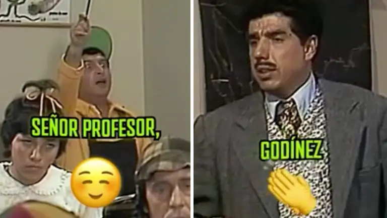 Godínez pone el ejemplo en clase en 'El Chavo' | Shows El Chavo | Las ...