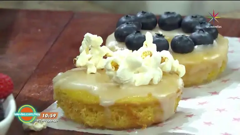 Cocina Donas de almendra al horno | Shows Hoy | Las Estrellas