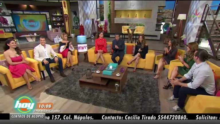 ¡Elenco de Me Declaro Culpable en Hoy! | Shows Hoy | Las Estrellas