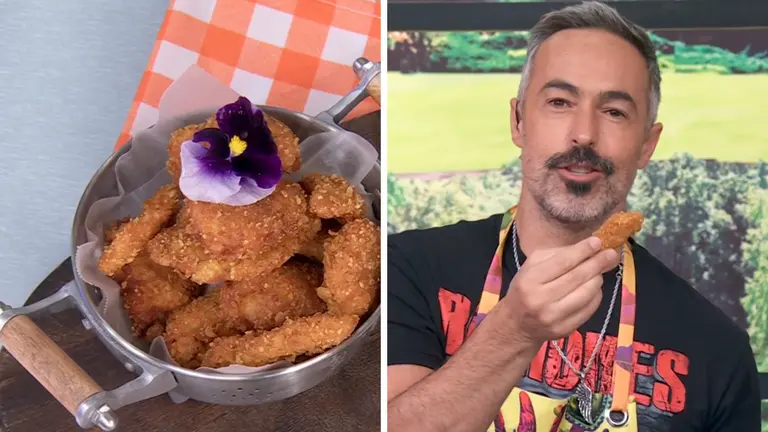 El chef Mariano Sandoval prepara un rico Pollito crunchy-queso | Shows ...