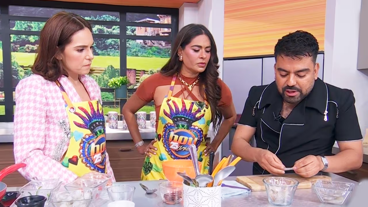 El chef Mariano Sandoval preparar unos deliciosos tacos gobernador ...