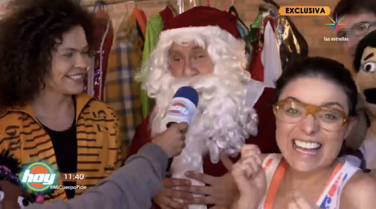 violeta-isfel-santa-claus-unen-banda-alex | Shows Hoy | Las Estrellas