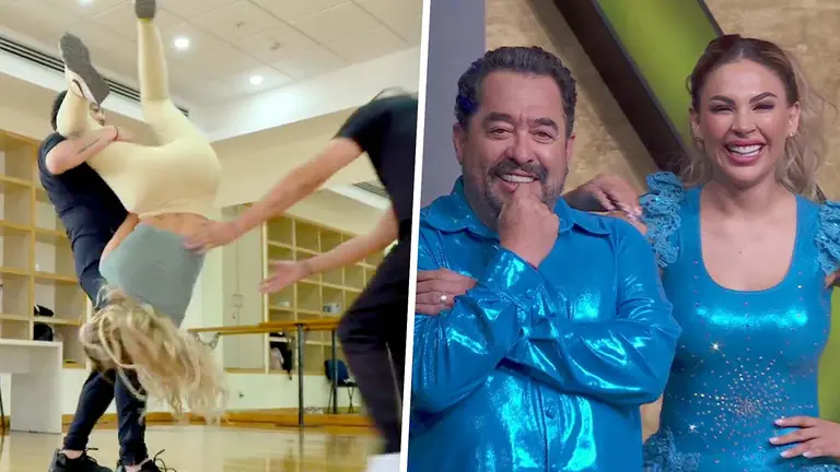 Tefi Valenzuela tuvo un resbalón en su primer baile con 'El Borrego ...