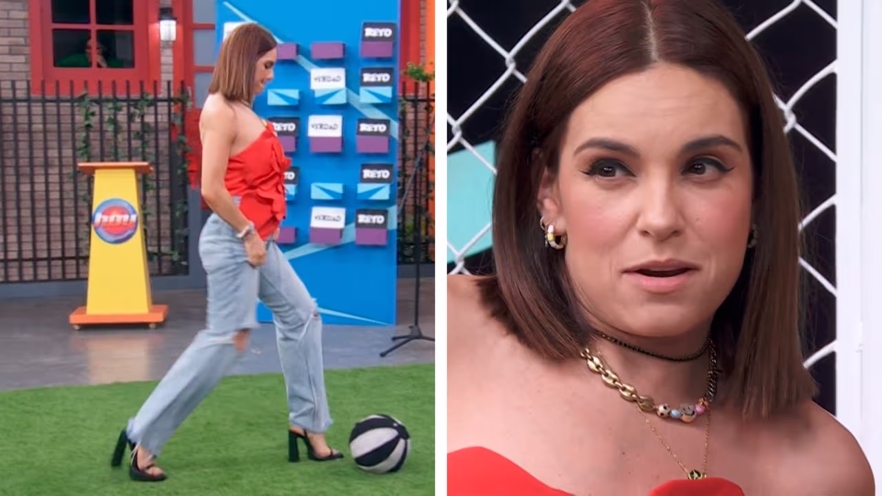 ¡Zambombazo! Tania Rincón saca la pelota de la cancha | Shows Hoy | Las ...